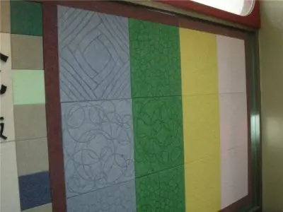 Green Environmental Sound Absorbing Polyester Fiber WaLL Acoustic Panel ...