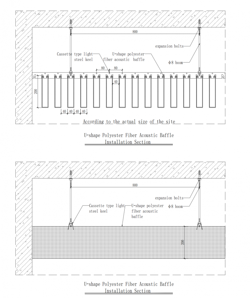 Metal acoustic baffles - Acoustic Panel | Acoustic Design | Acoustic Solution China Manufacturer ...